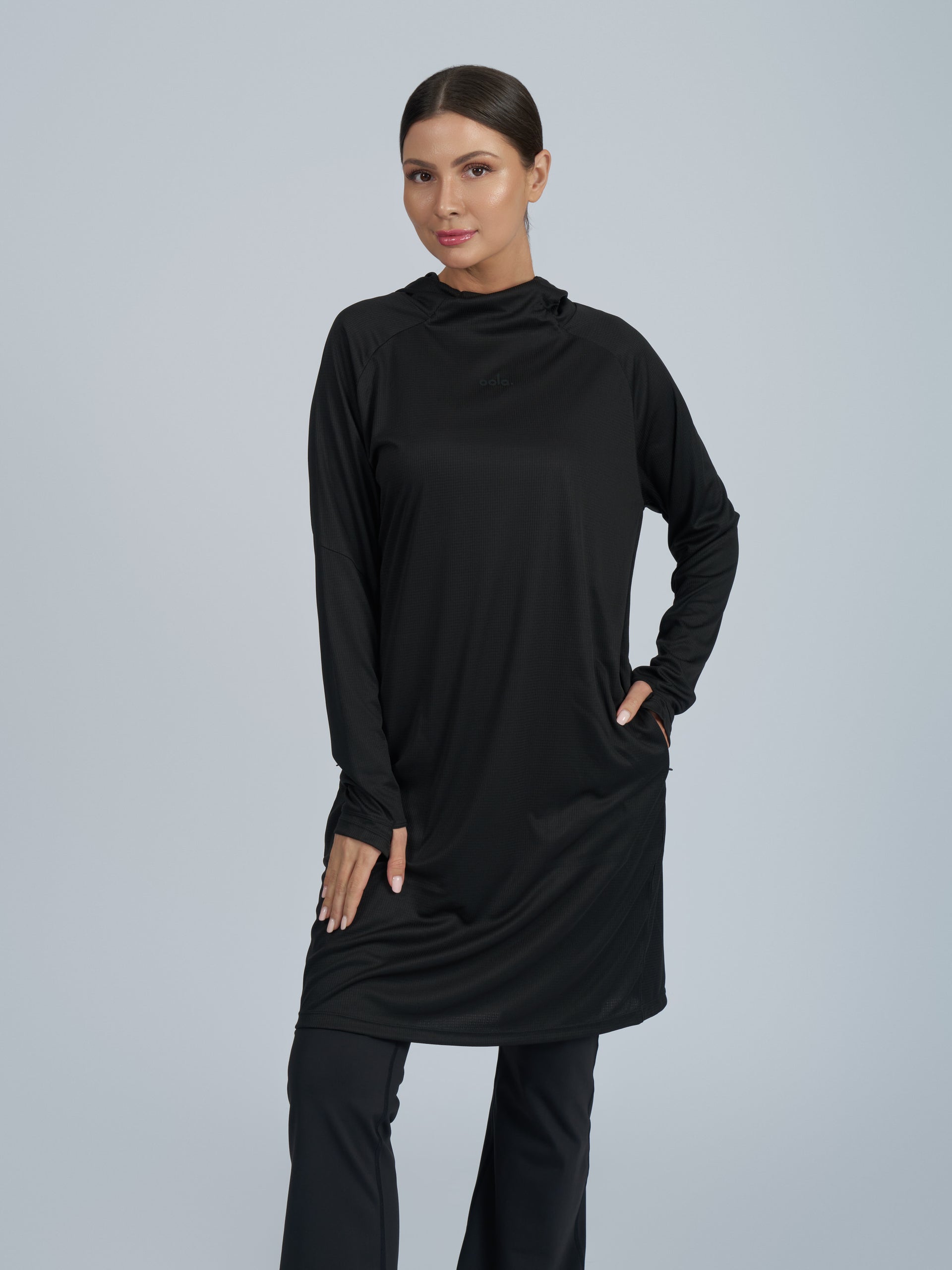 Flow Strong Hoodie - Black - oola.